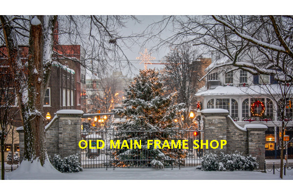 Penn State Christmas Gates Image | Old Main Frame Shop