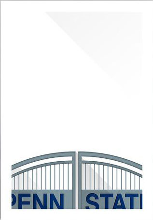 S. Preston's Minimalist Beaver Stadium Print