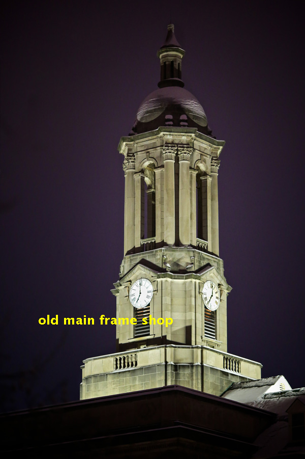 Penn State Snow Cap Print by Jim Valent | Old Main Frame Shop
