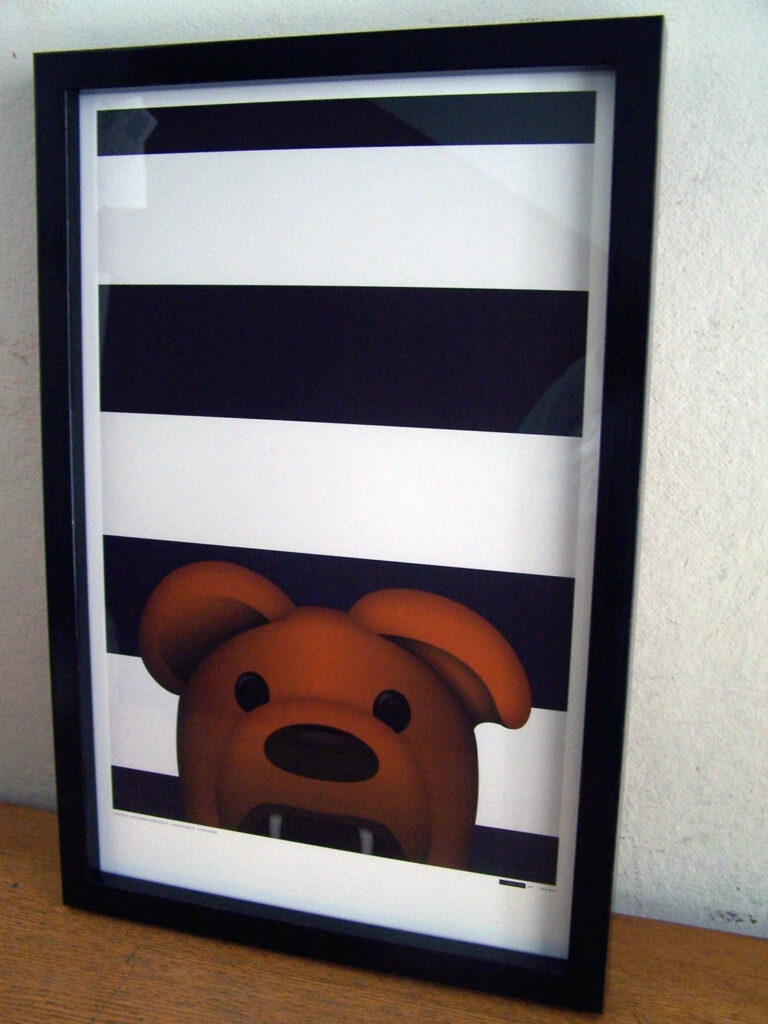 Minimalist Nittany Lion Mascot Penn State | Old Main Frame Shop
