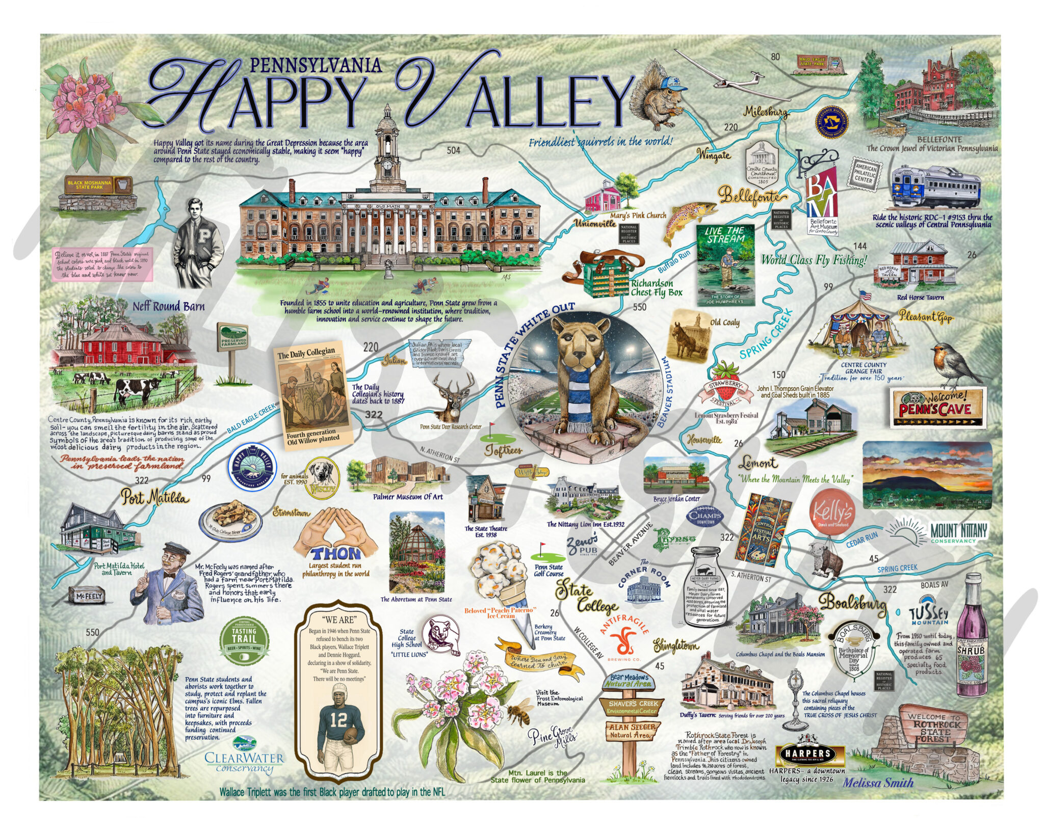 Happy Valley Maps | Old Main Frame Shop